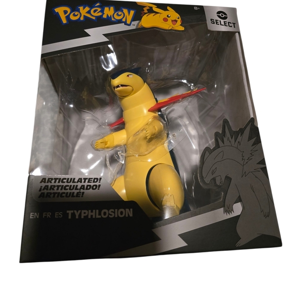 Pokemon | Toys | Pokemon Typhlosion Action Figure Yellow And Red | Poshmark